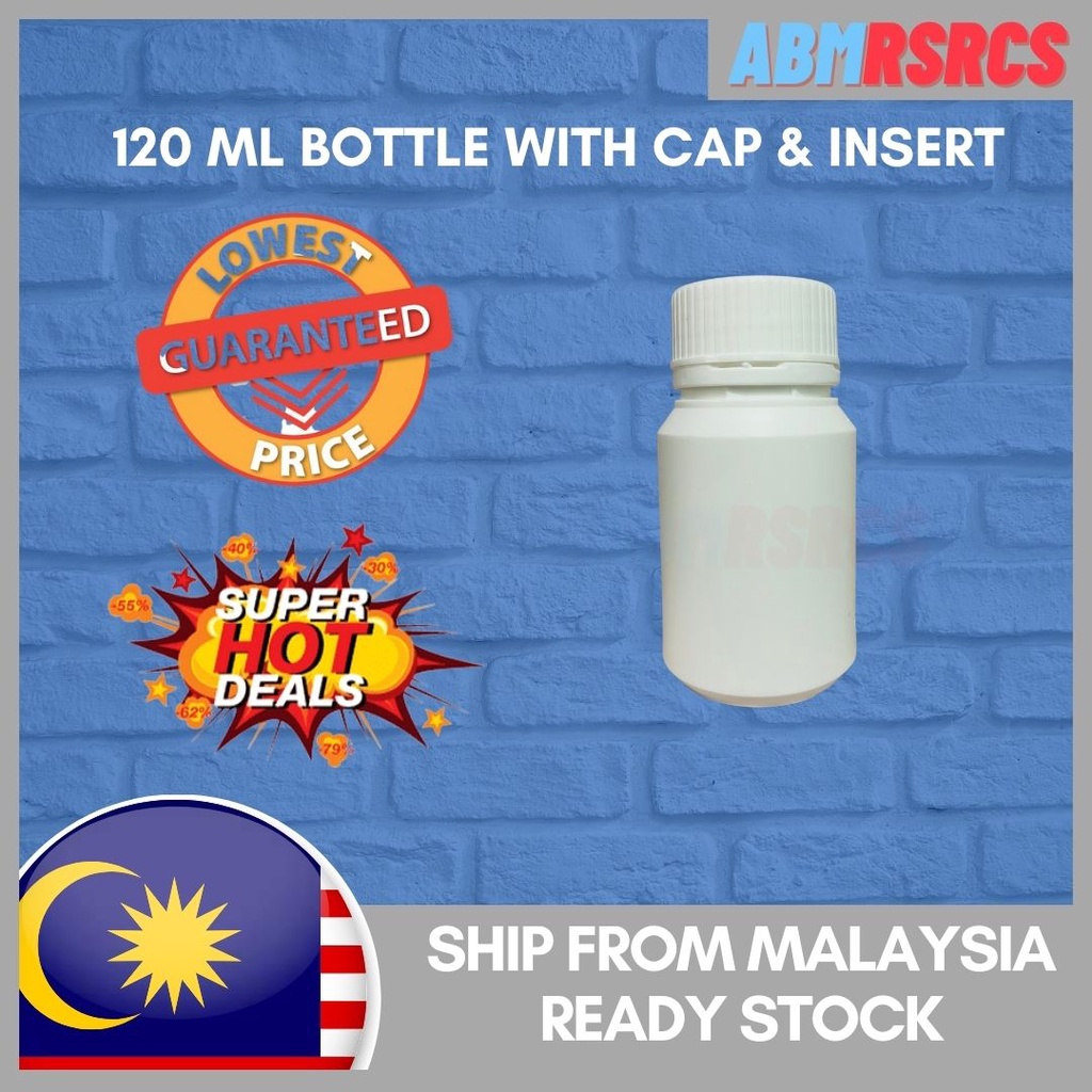 [READY STOCK] 120 ML EMPTY BOTOL BOTOL KOSONG BOTOL PLASTIK PLASTIC ...