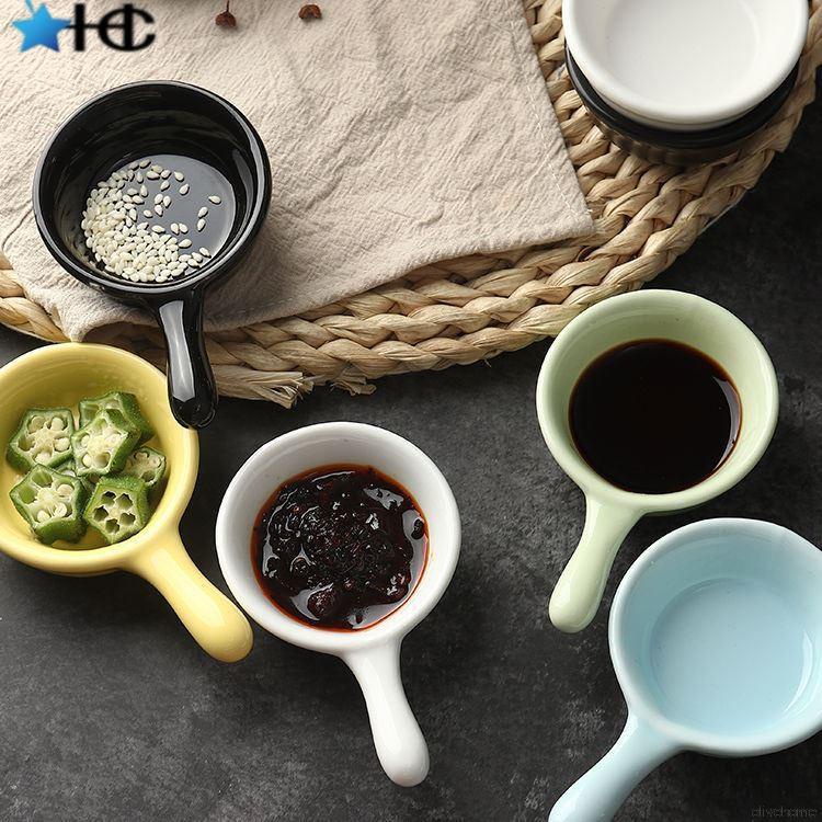 [Stok sedia] Pinggan Sos Seramik Pepejal Jepun Pemegang Saringan ...