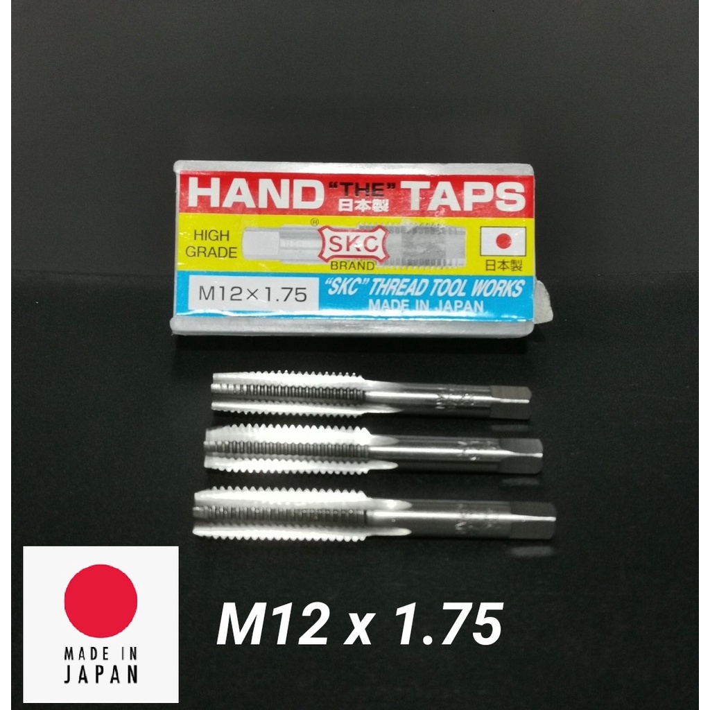 [100% Original] Japan SKC Carbon Steel Hand Tap M2/M3/M4/M5/M6/M8/M10/M12/M13/M14 Industrial ...