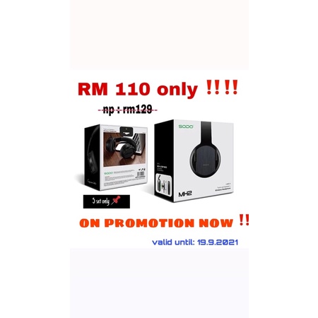ORIGINAL 💯 SODO HEADSET | Shopee Malaysia