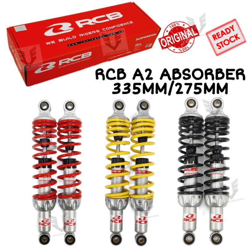 100% ORI RCB A2 275MM/335MM ABSOBER (EX5 / WAVE /DASH/ FUTURE/GT128/ RXZ/ LAGENDA 115 110 SRL110 ...