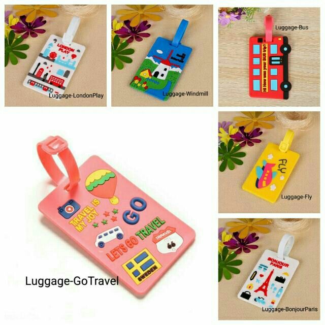 🔥COZY READY STOCK 🔥Laggage Cute Tag Bagasi Tarvel Name Tag | Shopee ...