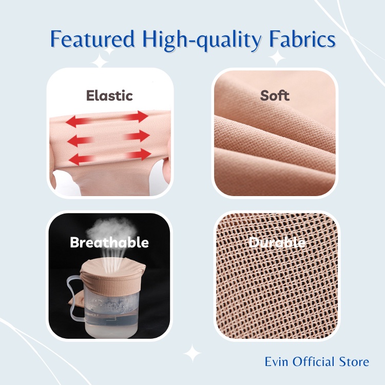 EVIN Graduated Pressure Compression Stockings Socks Open Toe Knee High ...