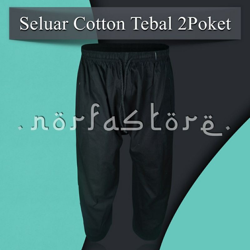 SELUAR COTTON TEBAL SUPER KAIN HAJI UMRAH LELAKI ORIGINAL | Shopee Malaysia