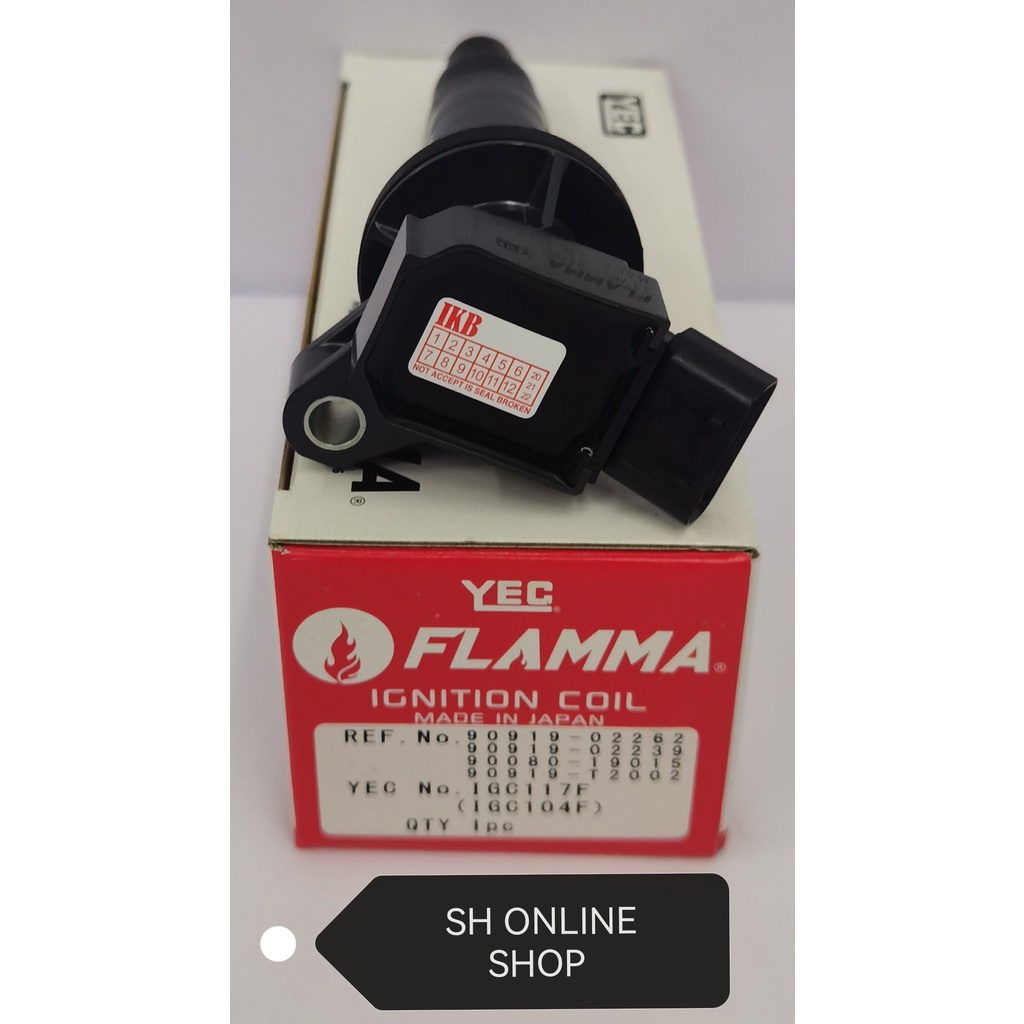 Plug Coil (YEC JAPAN) for Toyota Altis ZZE121 ZZE122 1.6 & 1.8 Wish ...