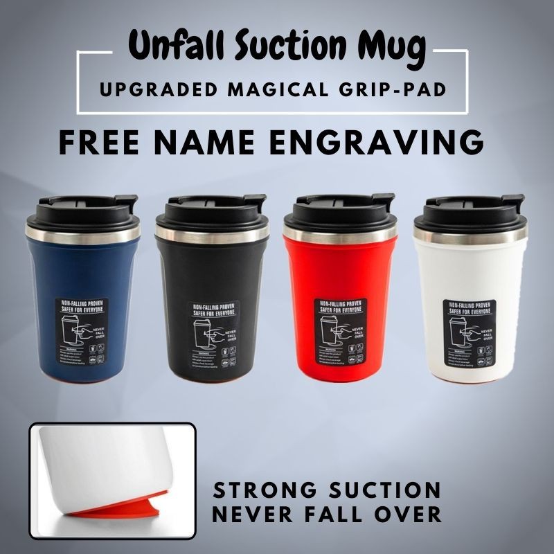 Anti-Fall Suction Coffee Tea Mug Keep Warm 1~2 Hours Personalized Free ...