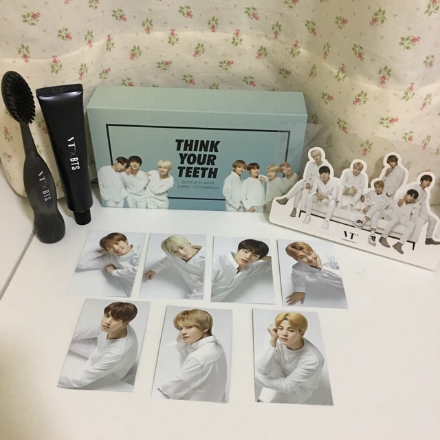 BTS x VT Original Jumbo Toothbrush Kit ( Black ) | Shopee Malaysia
