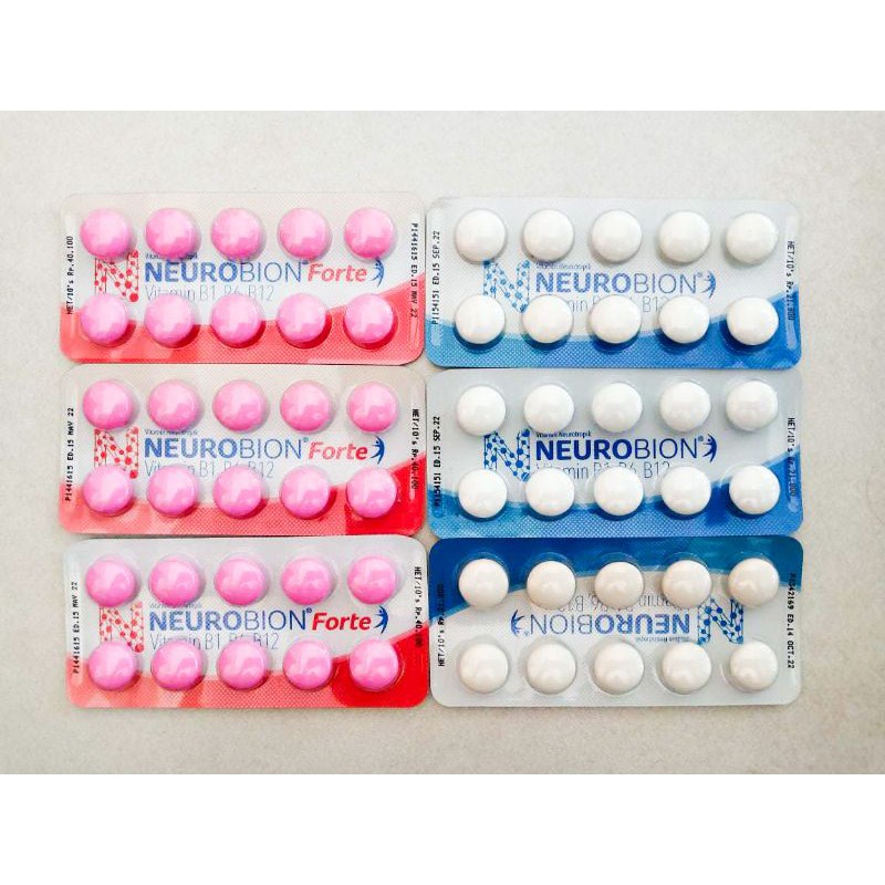 MERAH - RED NEUROBION AND biru - NEUROBION FORTE - NEUROBION TAB ...