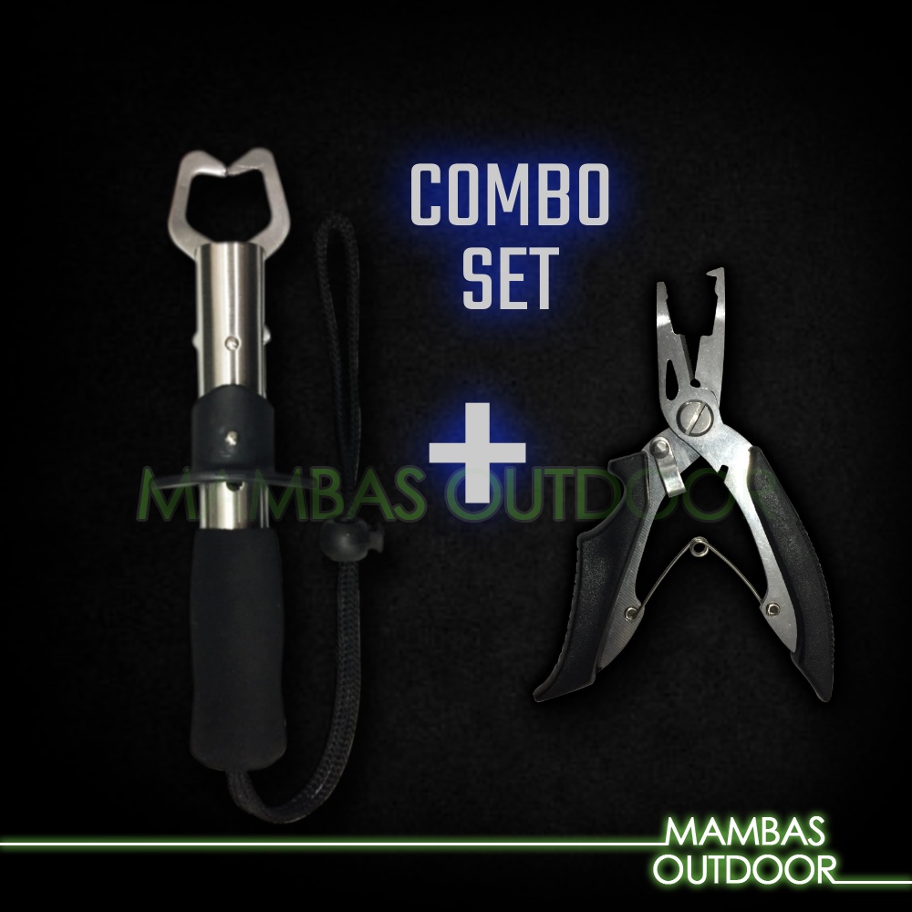 Mambas [Combo] Fishing Lip Grip + Plier Pancing Jigging Casting Tackle ...