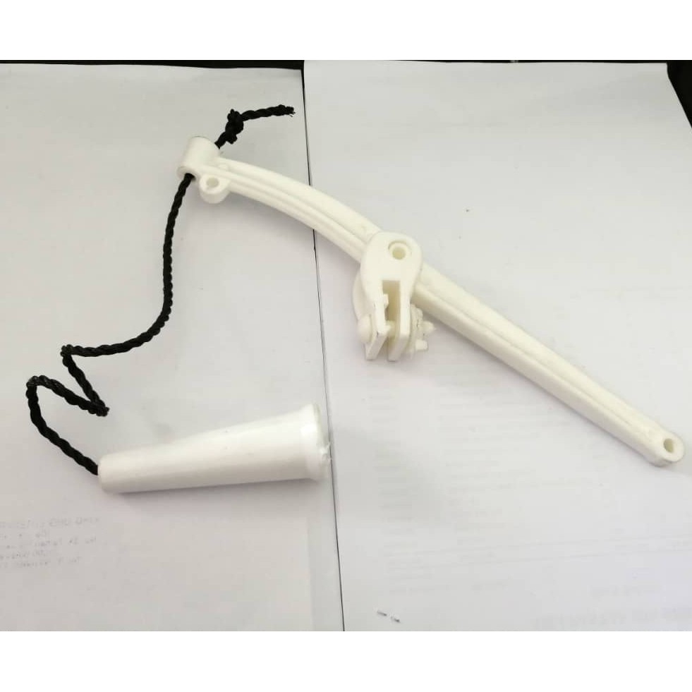 PLASTIC LEVER ARM C/W NYLON STRING & PLASTIC HOLDER FOR HIGH LEVEL ...
