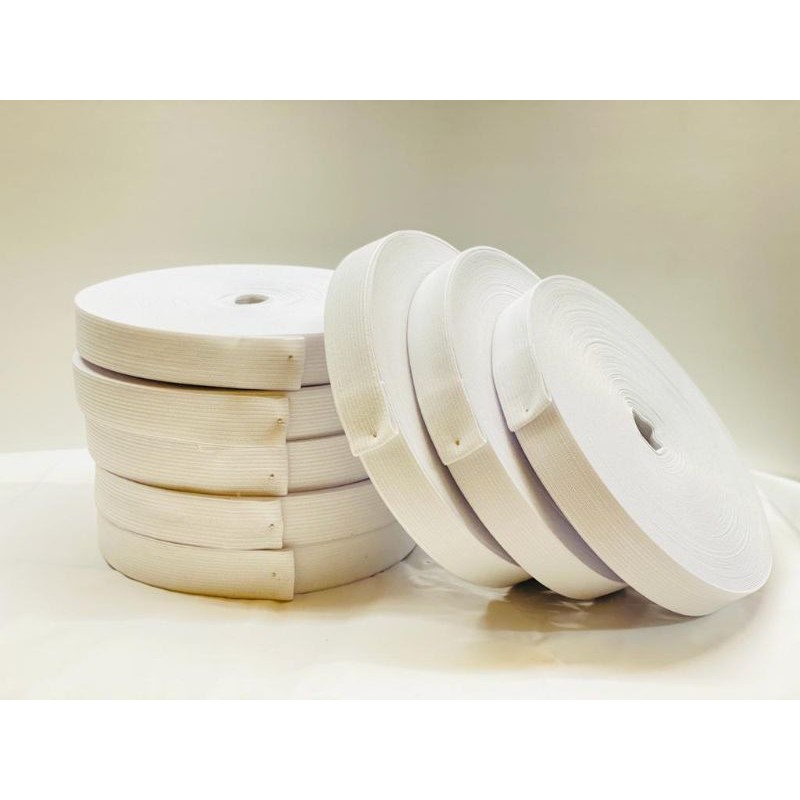 getah ELASTIC 1" A & B GRADE SOFT LEMBUT & HARD KERAS QUALITY 30 MTR ...