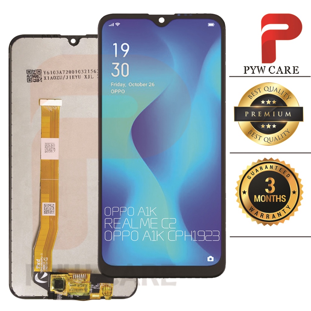 Compatible For OPPO A1K Lcd Realme C2 Lcd OPPO A1k CPH1923 Lcd TOUCH ...