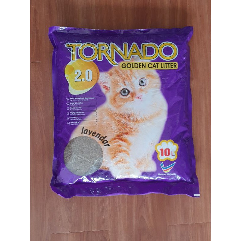 Tornado Cat Litter 10L Cat Litter / Pet Toilet / Pasir Kucing | Shopee Malaysia