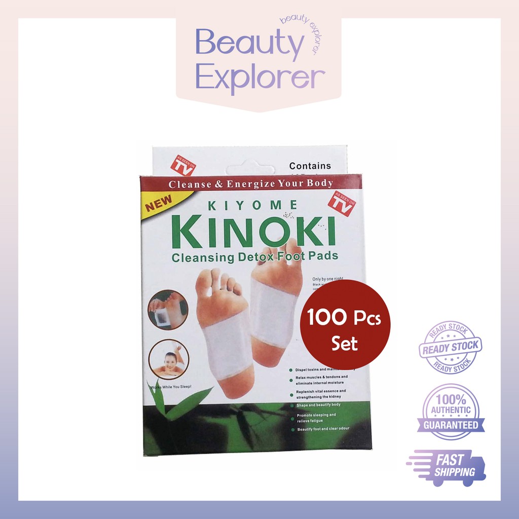 Kinoki Detox Foot Patches 100PCS [ 50packsx2patches] | Shopee Malaysia