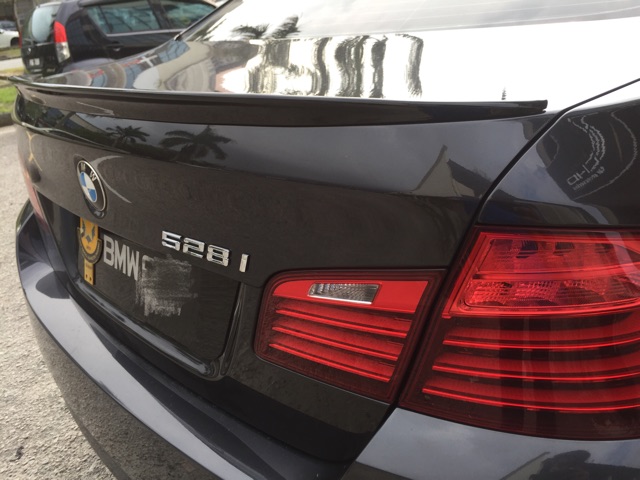 BMW f10 rear spoiler ABS mp spoiler car accessories m performance body ...