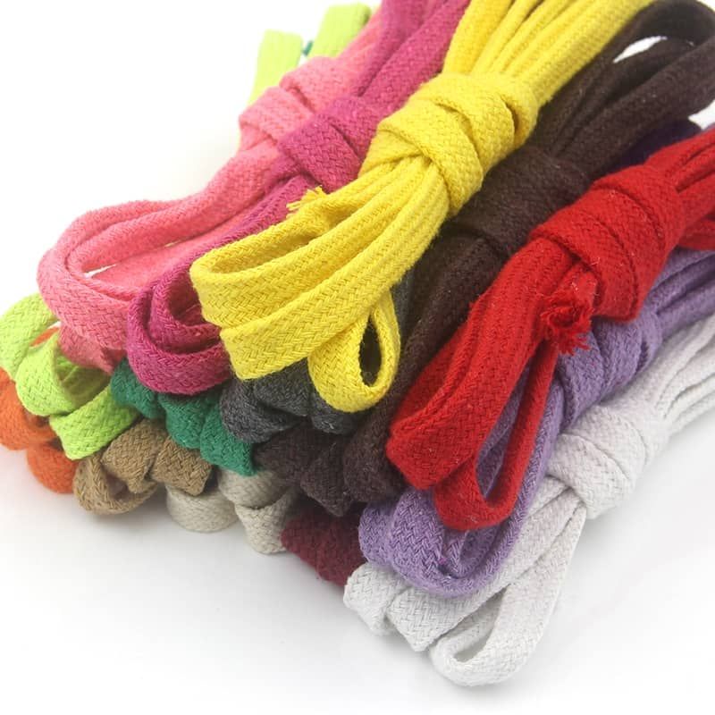 (10m/Lot) Tali Cotton 8mm Hollow Flat Twisted Rope untuk Projek Kraf ...