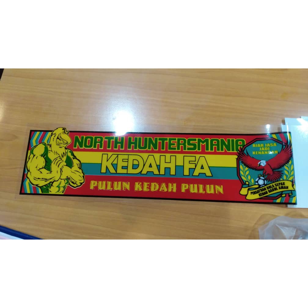 Sticker Kereta Motor Bola Sepak Malaysia Johor Kedah Negeri Sembilan ...