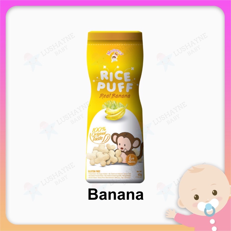 [Baby Food] MommyJ Mommy J Pure Fruit Rice Puffs 45g Gluten Free 6 ...