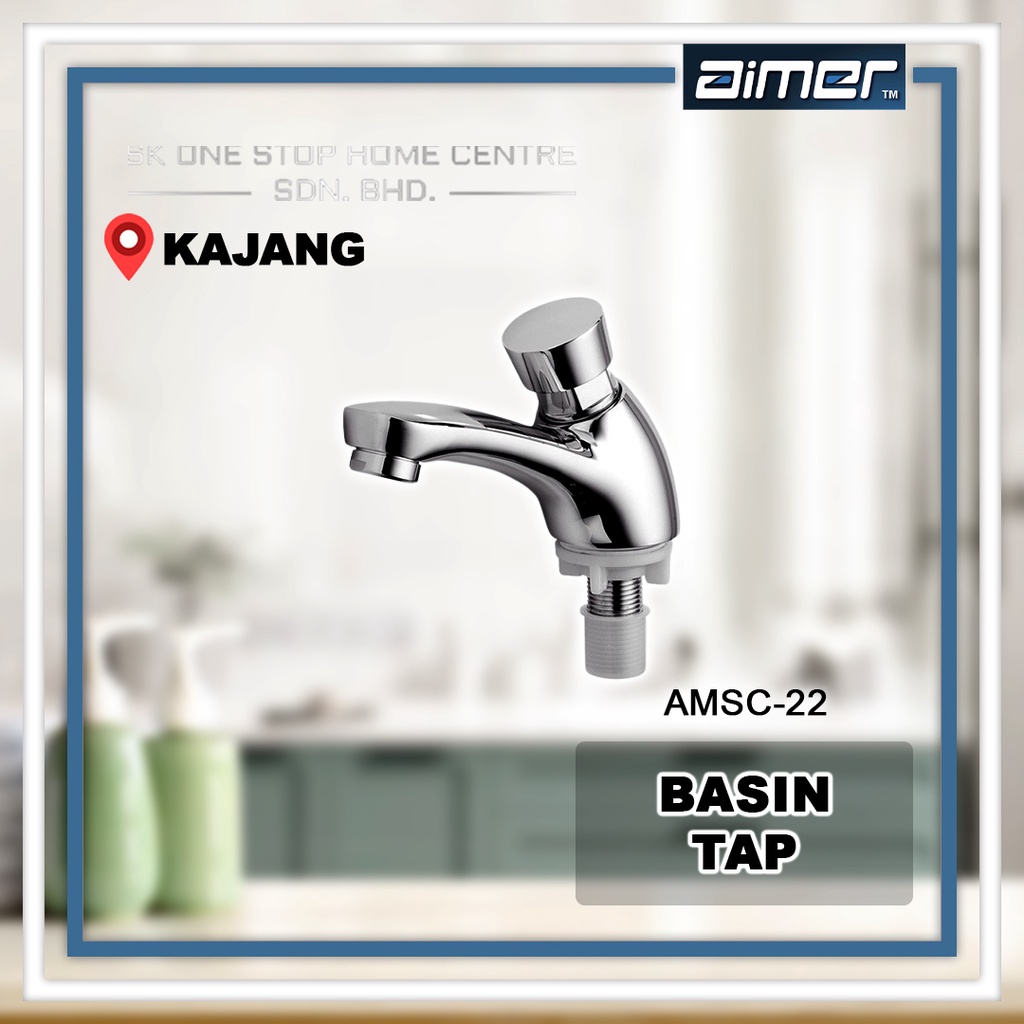 Aimer AMSC 22 Self Closing Basin Tap | Shopee Malaysia