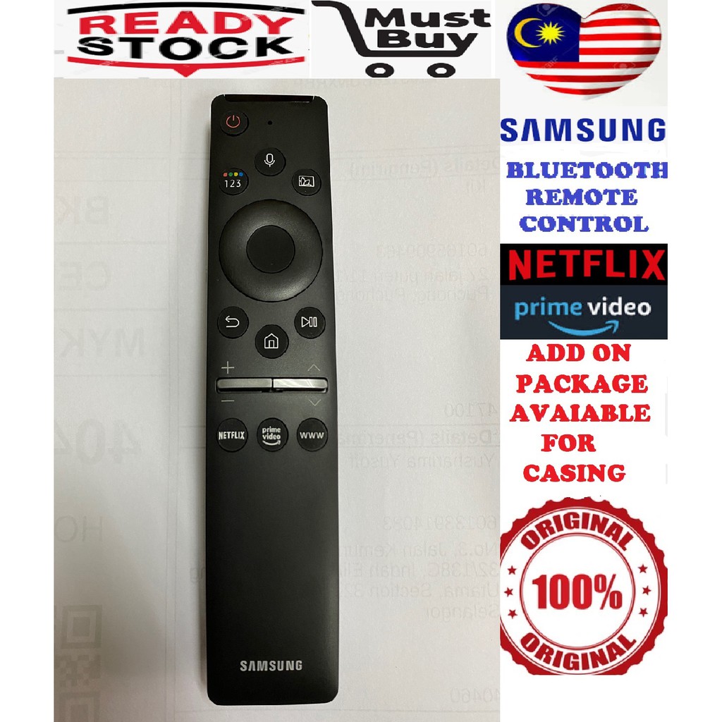 Samsung remote control led SMART TV original bluetooth QLED / model 2019/2020 TU8000 TU8500 ...