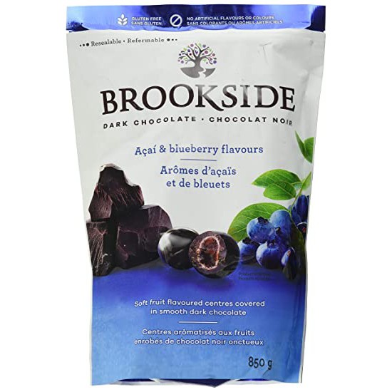 Brookside Dark Chocolate Candy Covered with Acai & Blueberries 850g ...