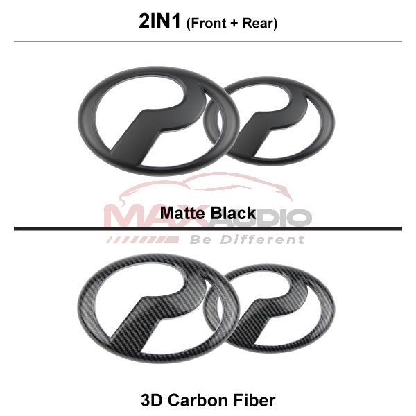 Car Emblem PERODUA ATIVA Logo Lambang Hitam Depan Belakang Sticker ...