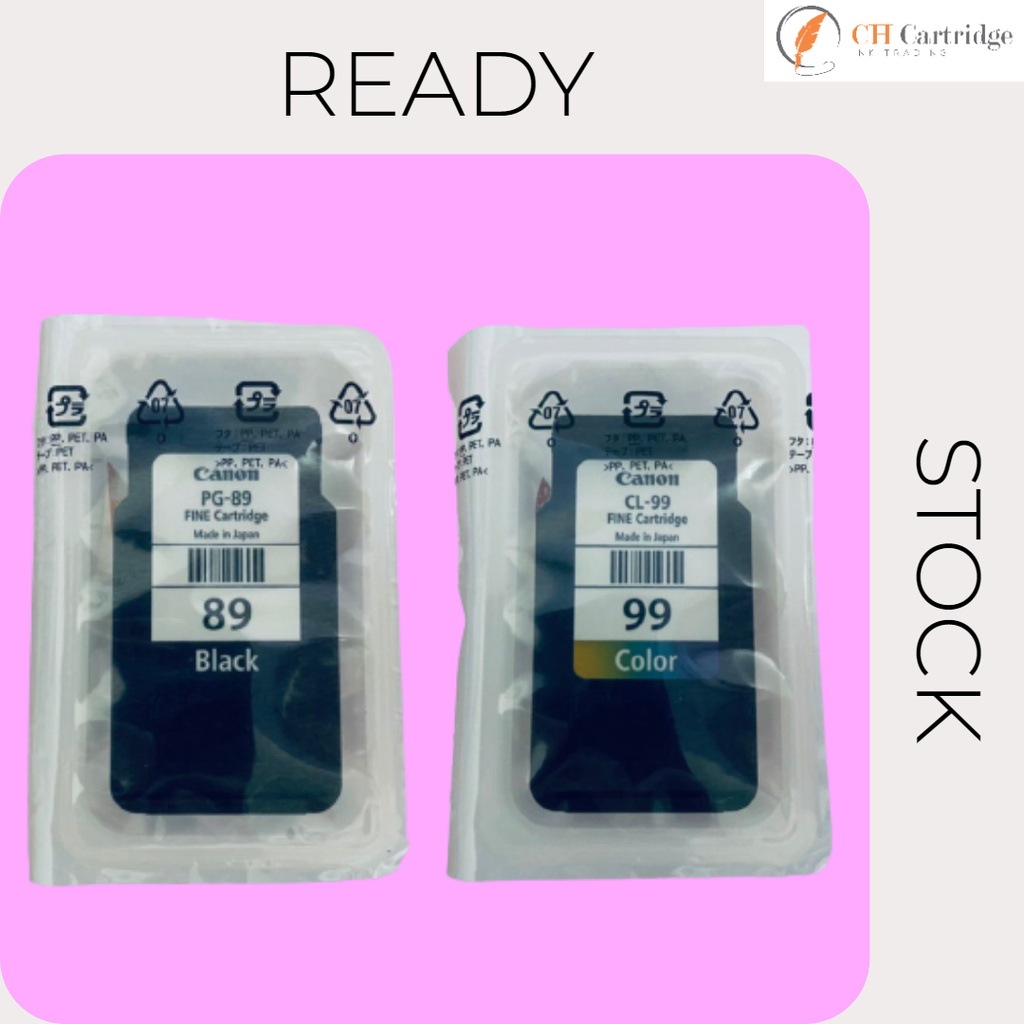 Original CANON PG-89 / CL-99 Ink Cartridge | Shopee Malaysia