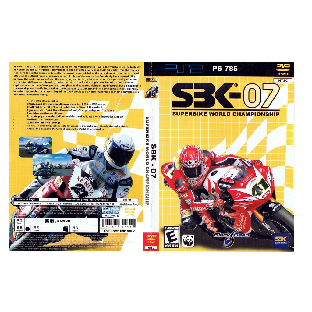 PS2 GAME COLLECTION SBK 07 (CD Version) | Shopee Malaysia