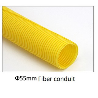 Flexible 55mm Yellow Conduit 25meter drop off Downspout Kit Fiber ...