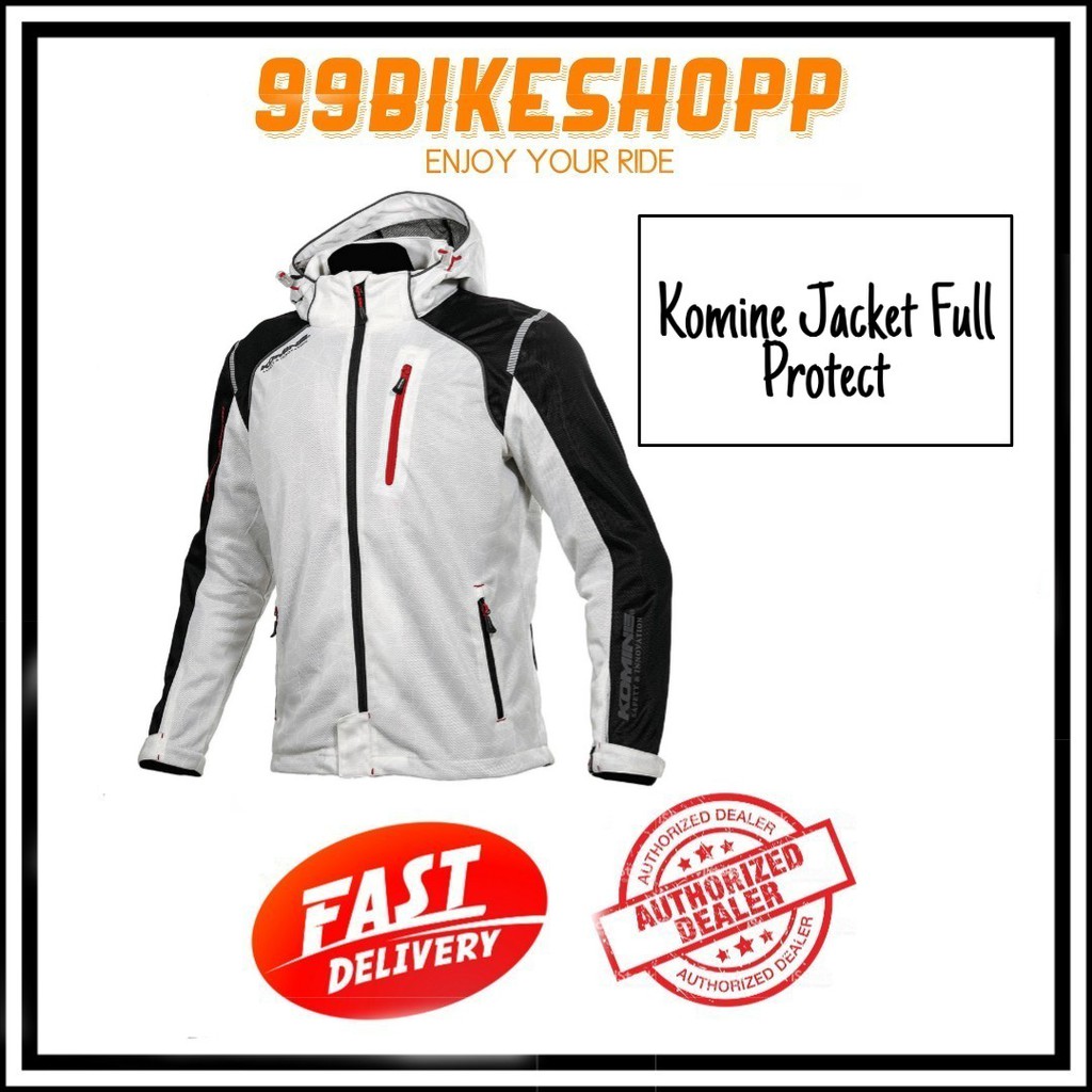 Komine Jacket JK135 Protect Full Mesh parka ( ORIGINAL KOMINE ...