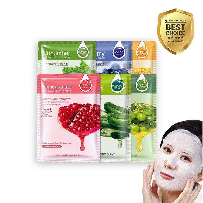 🔥 Premium Korean Facial Mask - Natural Skincare Masker (ramdomly mix)🔥 ...