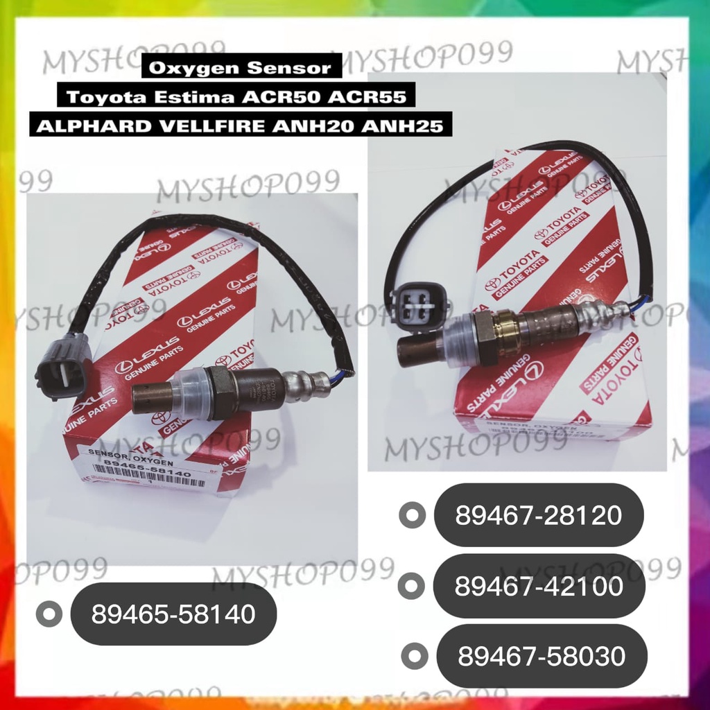 89467-28120 89465-58140 TOYOTA ESTIMA 2.4 ACR50 ACR55 ALPHARD VELLFIRE ...