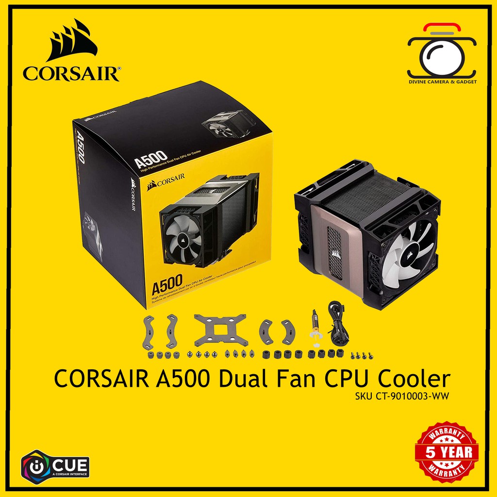 CORSAIR A500 Dual Fan CPU Cooler | Shopee Malaysia