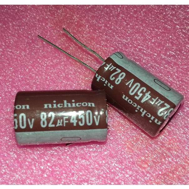 ( Z124 ) 82UF 450V 16x25mm Aluminum Electrolytic Capacitor High ...
