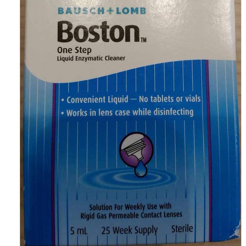 BAUSCH & LOMB BOSTON LIQUID ENZYMATIC CLEANER 5ML (USA) | Shopee Malaysia