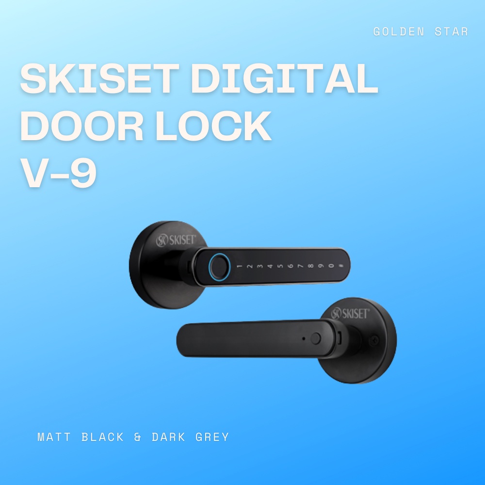 SKISET PRO DIGITAL DOOR LOCK V-9 | READY STOCK | Shopee Malaysia