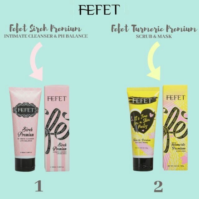 Fefet feminine wash Fefet Sireh Premium | Turmeric Premium Original 100 ...