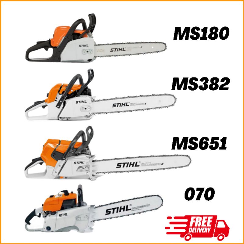 +100% Original STIHL MS180 MS382 MS651 070 MS720 Chainsaw with Guide Bar | Shopee Malaysia