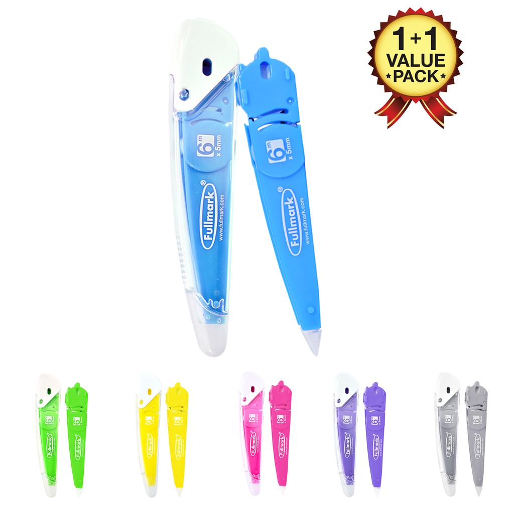 Fullmark Correction Tape with Refill - 1 + 1 Pack (Model J) | Shopee ...