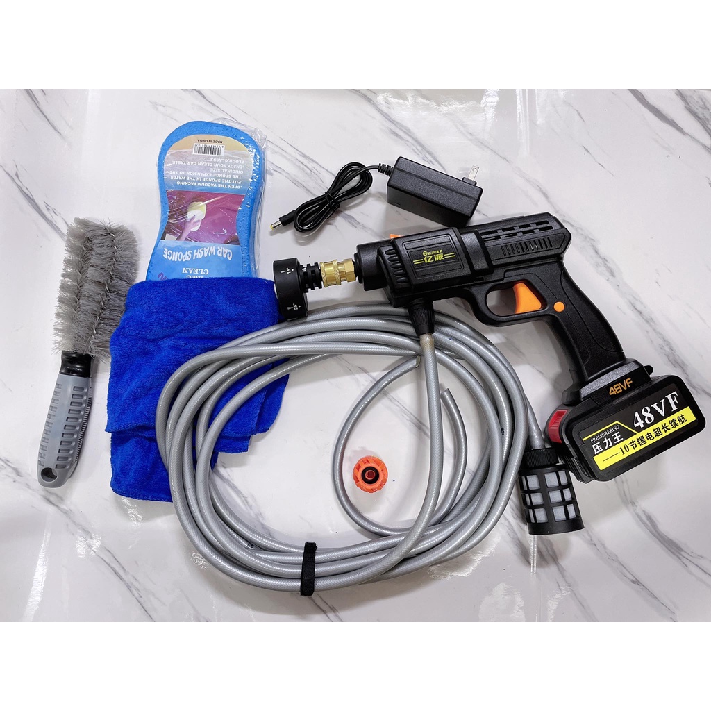 Portable Battery Water Jet Cordless Car Wash aircond service High ...