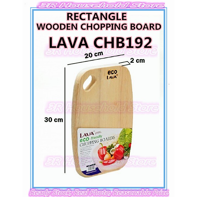LAVA CHB192 Cutting / Wood Chopping Board / Slicing Board with Hanging ...