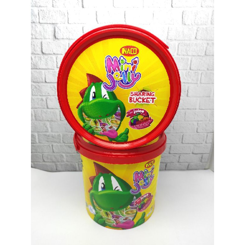 Inaco Mini Jelly Sharing bucket (1 bucket contains 50 cups) | Shopee ...