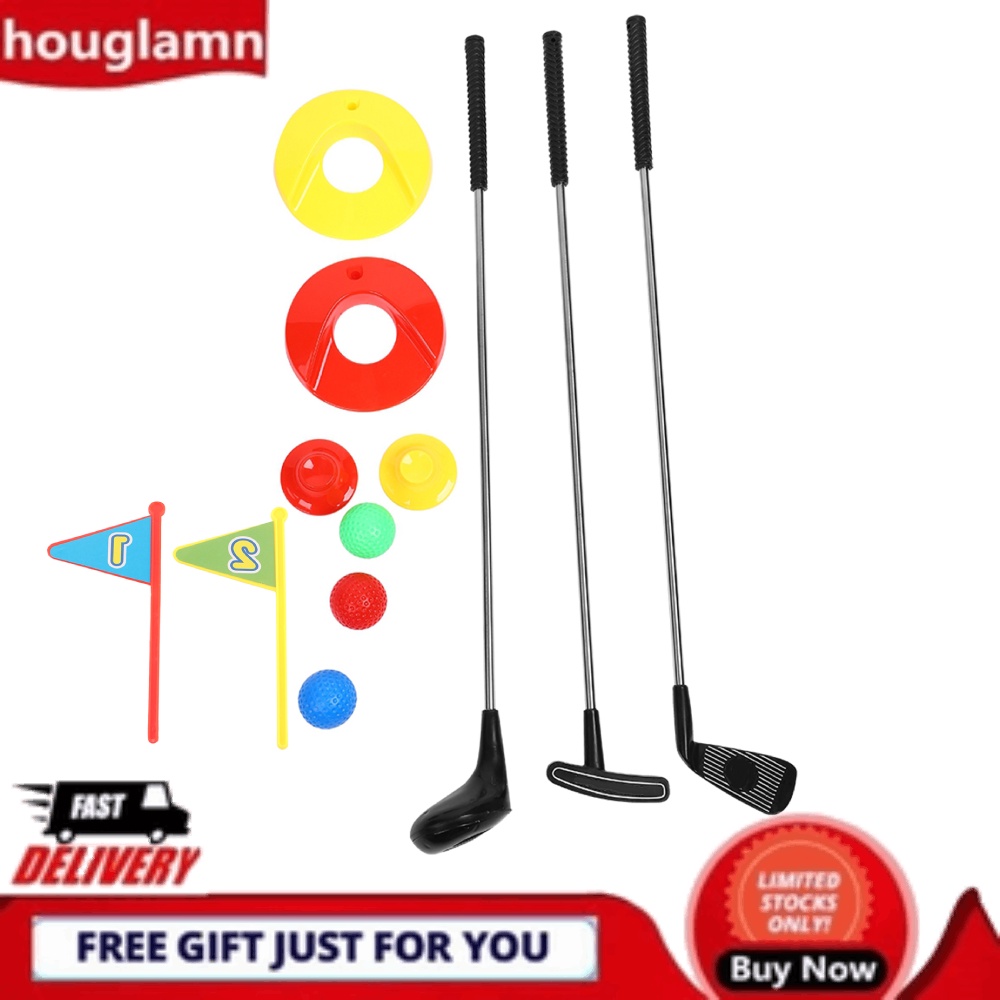 Hougl 10pcs Kid\'s Toy Golf Clubs Set Outdoor Toddler Preschool Kids ...