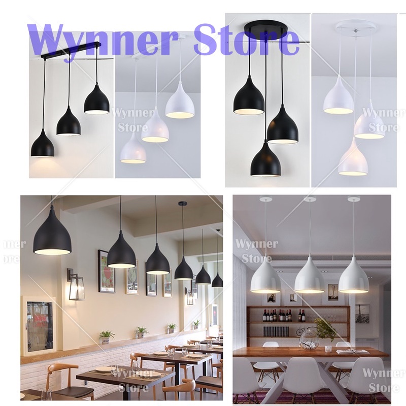Nordic Lamp Modern Pendant Light/Dining Lamps/Lampu Gantung Siling ...