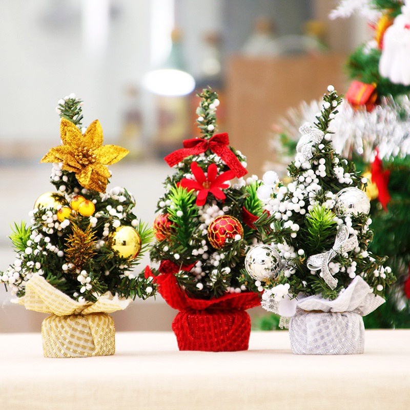 Color Mini Christmas Tree Decorations /creative Simulation Home ...