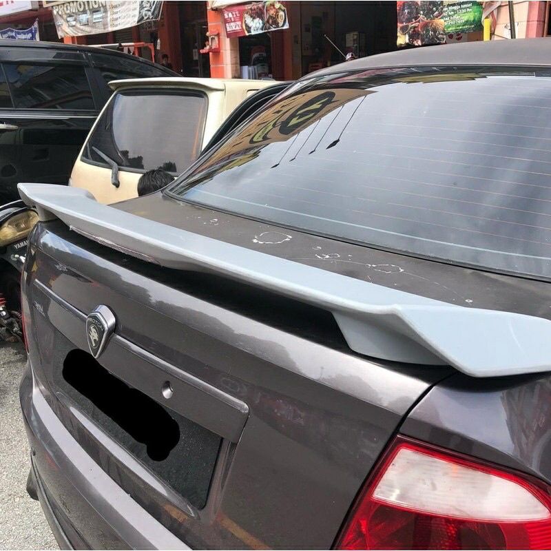 PROTON SAGA 🔥BLM/FLX TRD V3 SPOILER ABS WITH LED | Shopee Malaysia
