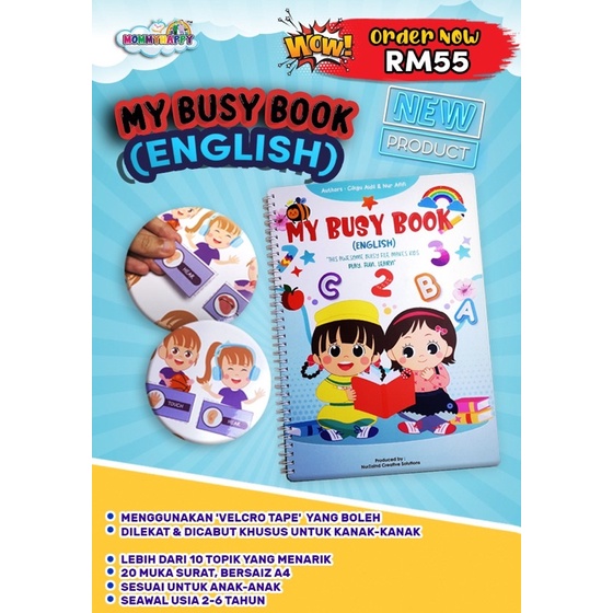 My Busy Book English For Preschooler | Shopee Malaysia