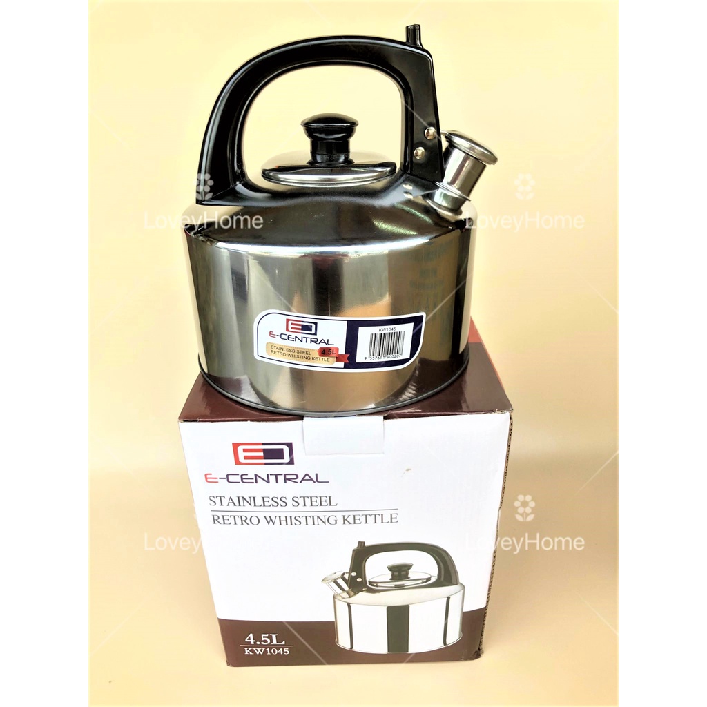 Whistling Kettle Stainless Steel Boil Hot Water Cooker Ketel Air Cerek ...