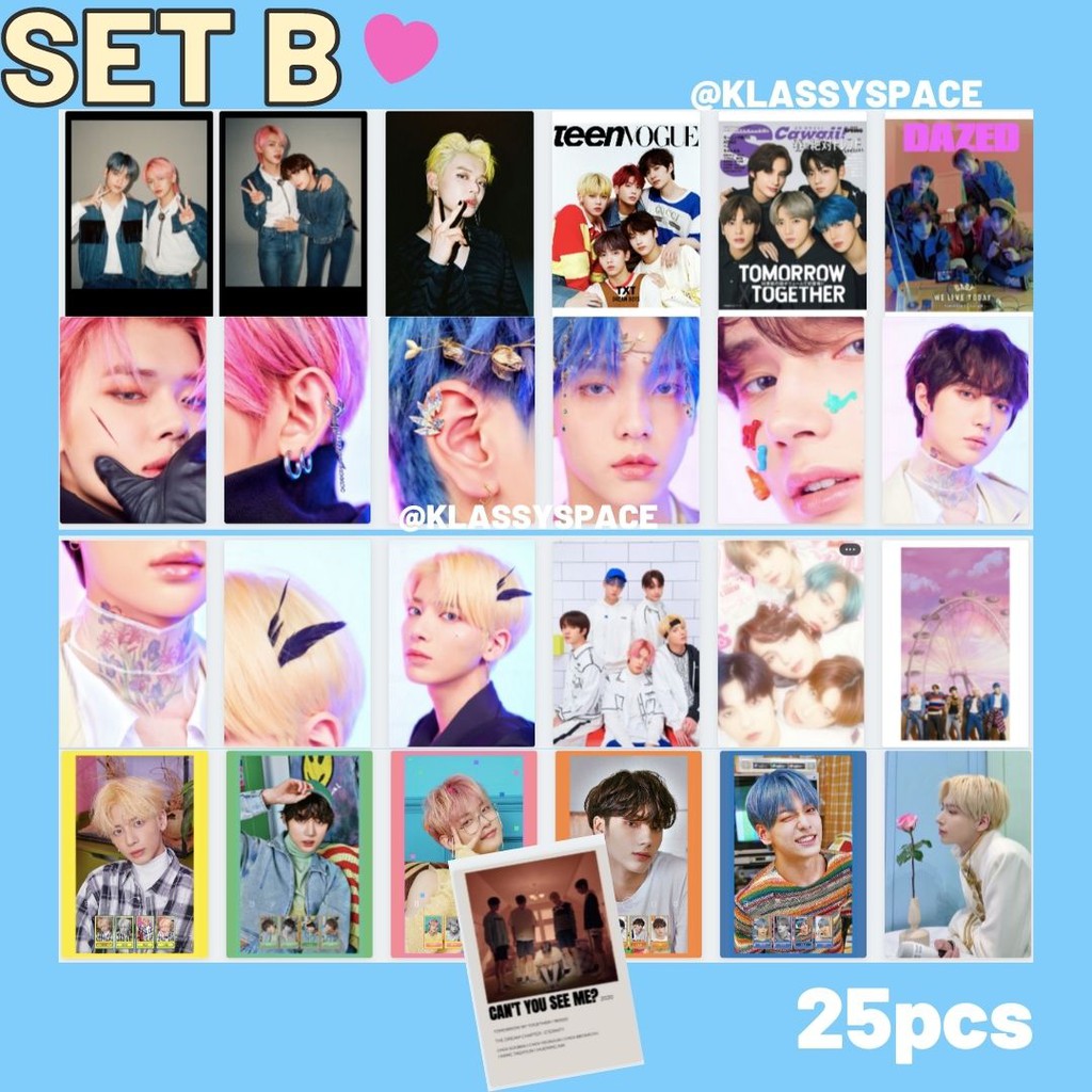 25pcs TXT theme Wall Collage Kit A5 Size Home Decor Aesthetic Wall ...