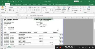 [Ms Excel] SOA+Invoice+DO+Quotation+Purchase Order+Credit Note+Debit ...
